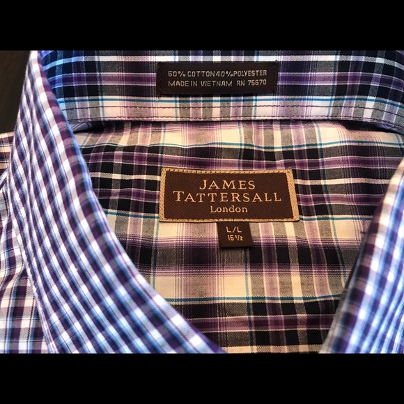 James Tattersall | Shirts | James Tattersall London Button Down Shirt ...